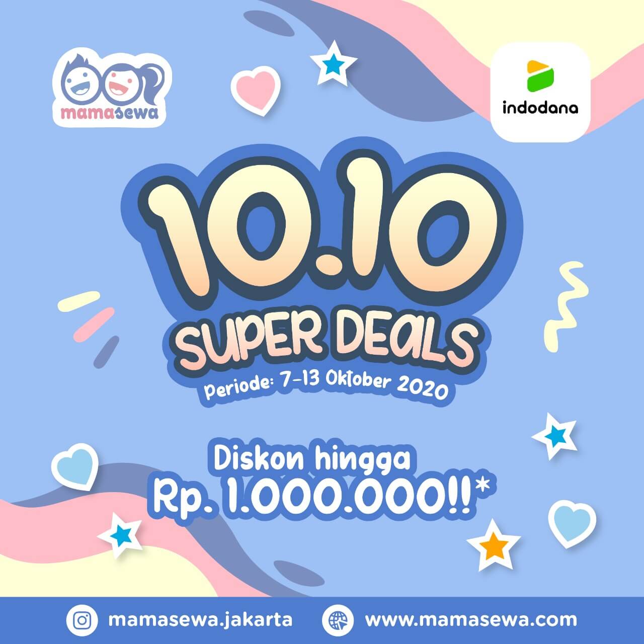 Promo INDODANA 10.10 - Mamasewa.com