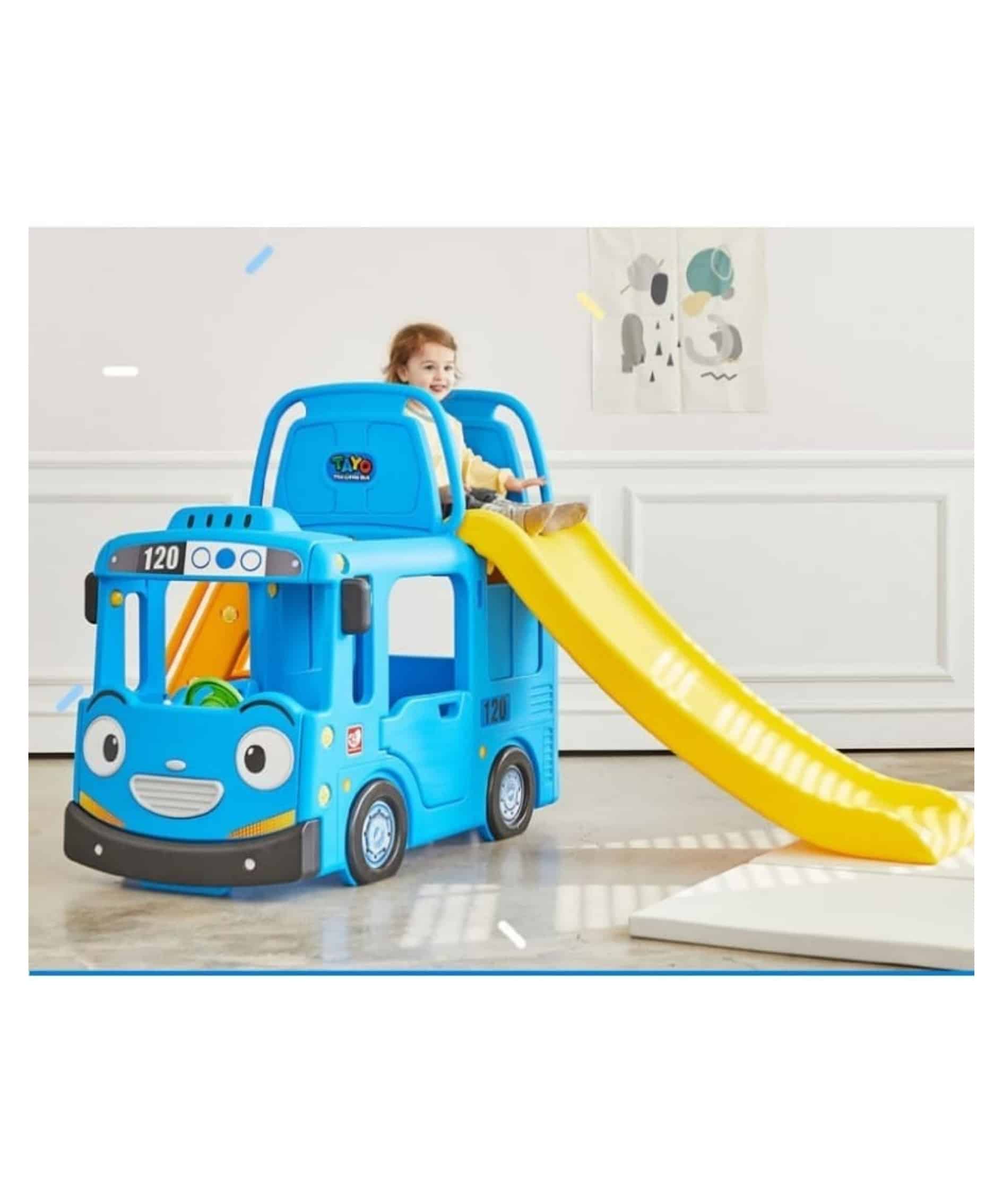Yaya Tayo Bus 3in1 Slide - Blue - Mamasewa.com