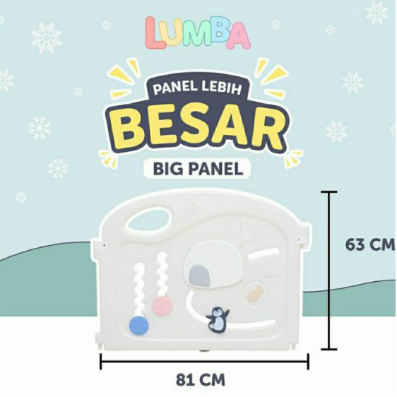 Lumba New Combo Penguin Monochrome and Playmat 10+2 - Mamasewa.com