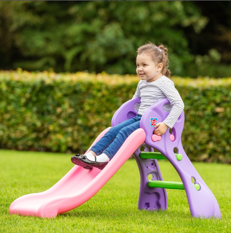 Grow N Up Qwikfold Fun Slide Pink - Mamasewa.com