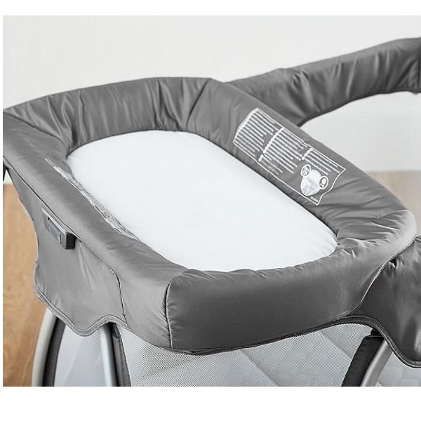 Nuna Sena Baby Box Travel Cot – Graphite Plus Changing Pad - Mamasewa.com